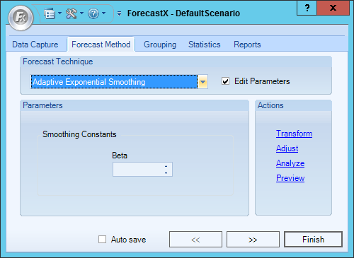Adaptive Exponential Smoothing John Galt Solutions