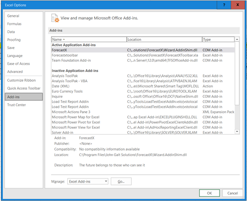 Enabling the COM Add-in – John Galt Solutions