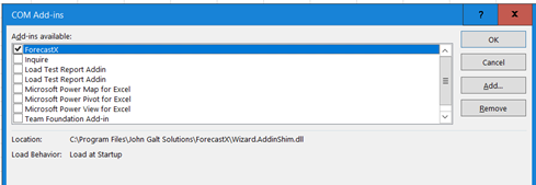 Enabling the COM Add-in – John Galt Solutions