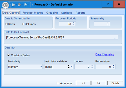 Quick Start Forecast – John Galt Solutions